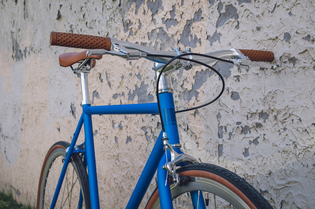 Fyxation Pixel - Matte Blue Fixed Gear Bike