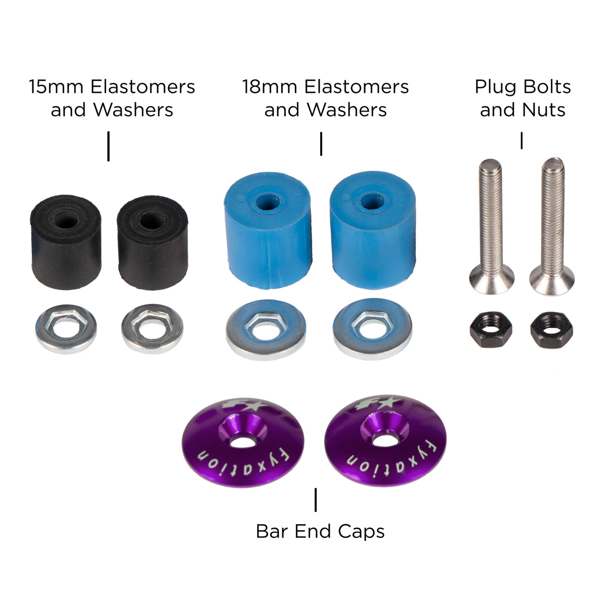 Alloy Road Handlebar End Plugs – Fyxation